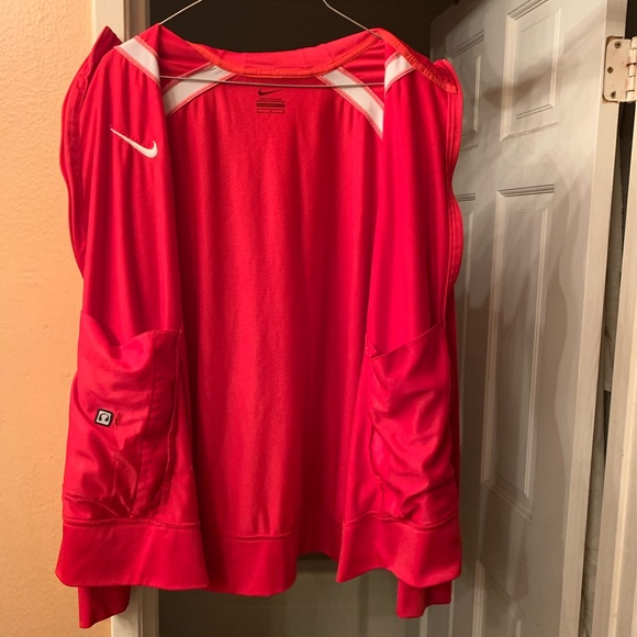Nike | Jackets & Coats | Large Red Nike Track Jacket | Poshmark